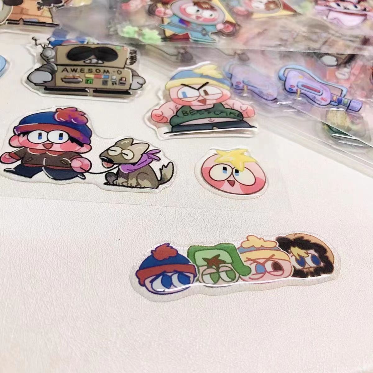 Custom epoxy sticker